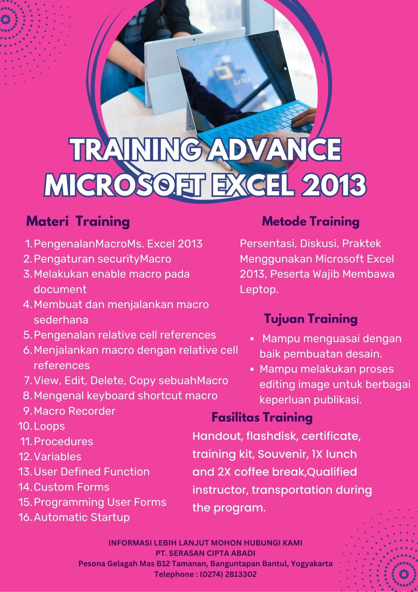 ADVANCE MICROSOFT EXCEL 2013 – Serasan Cipta Abadi