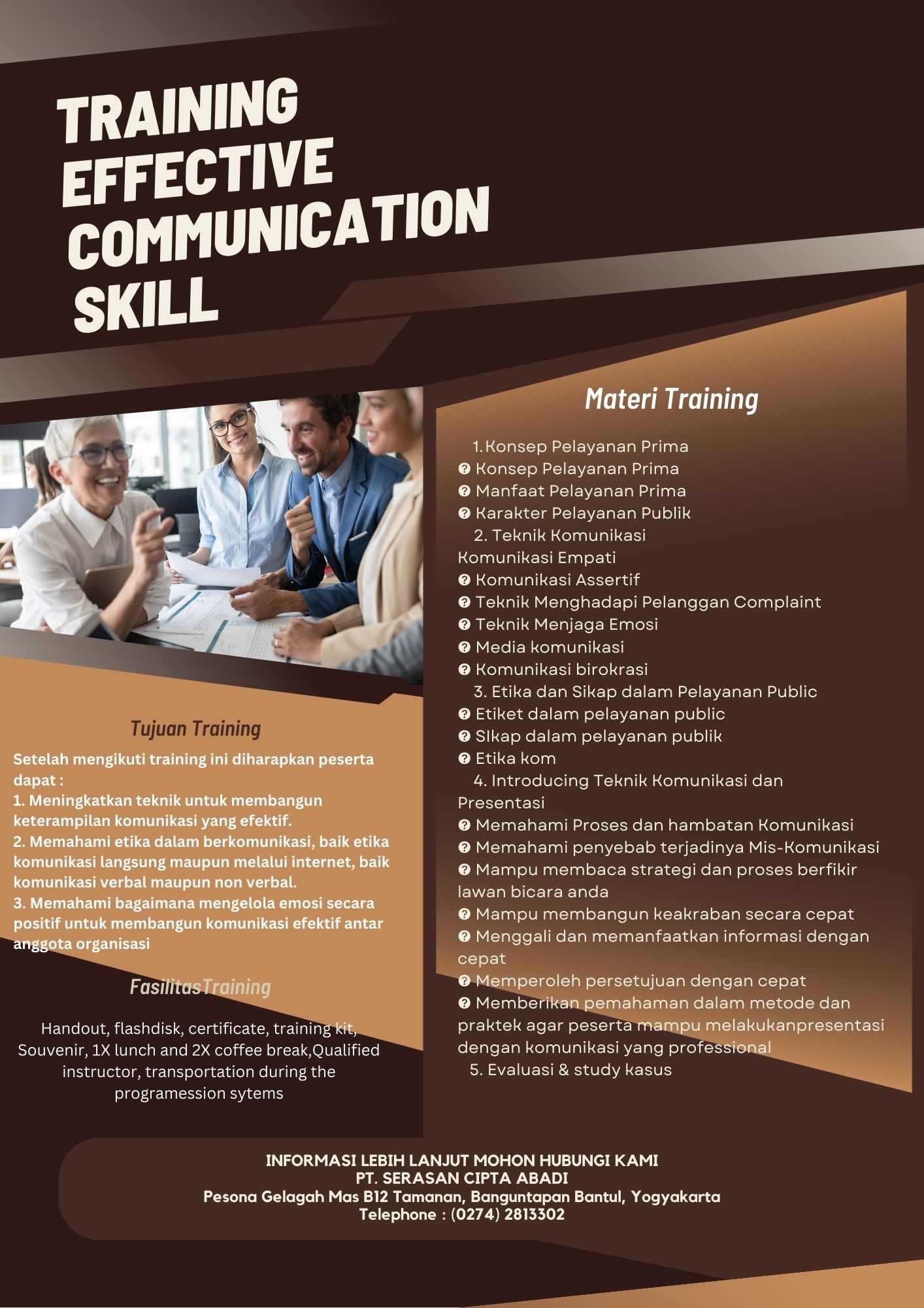 EFFECTIVE COMMUNICATION SKILL – Serasan Cipta Abadi