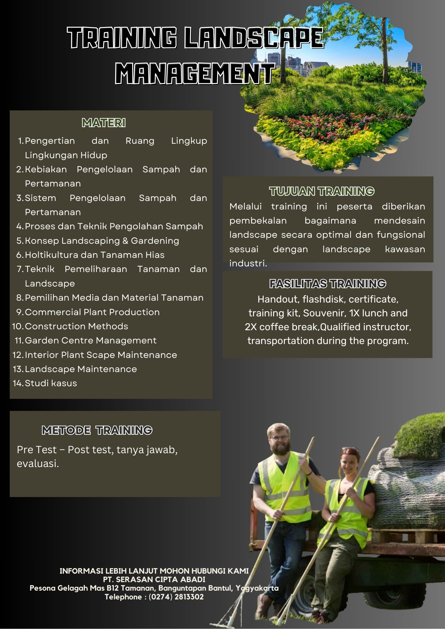 LANDSCAPE MANAGEMENT – Serasan Cipta Abadi