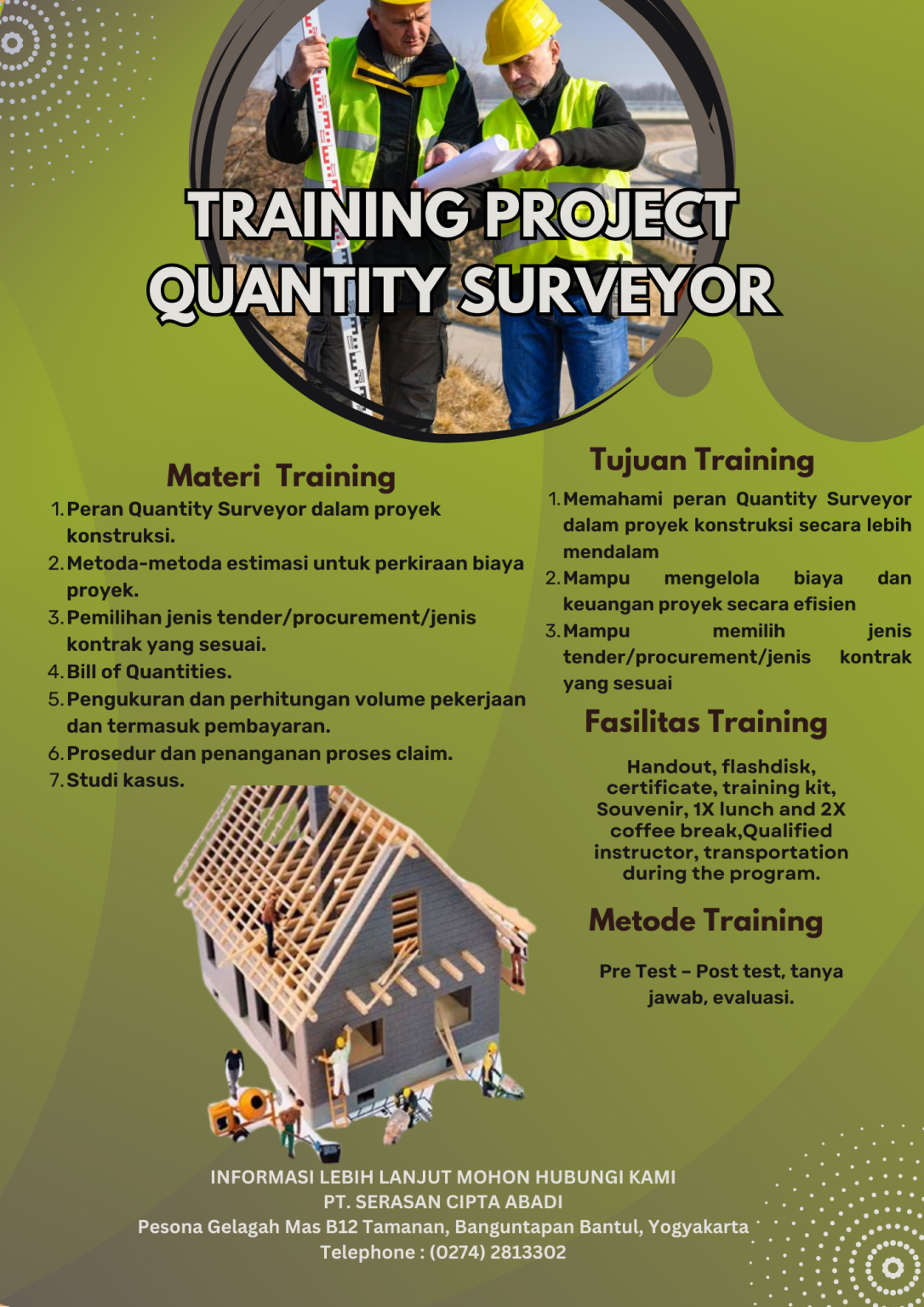 PROJECT QUANTITY SURVEYOR – Serasan Cipta Abadi