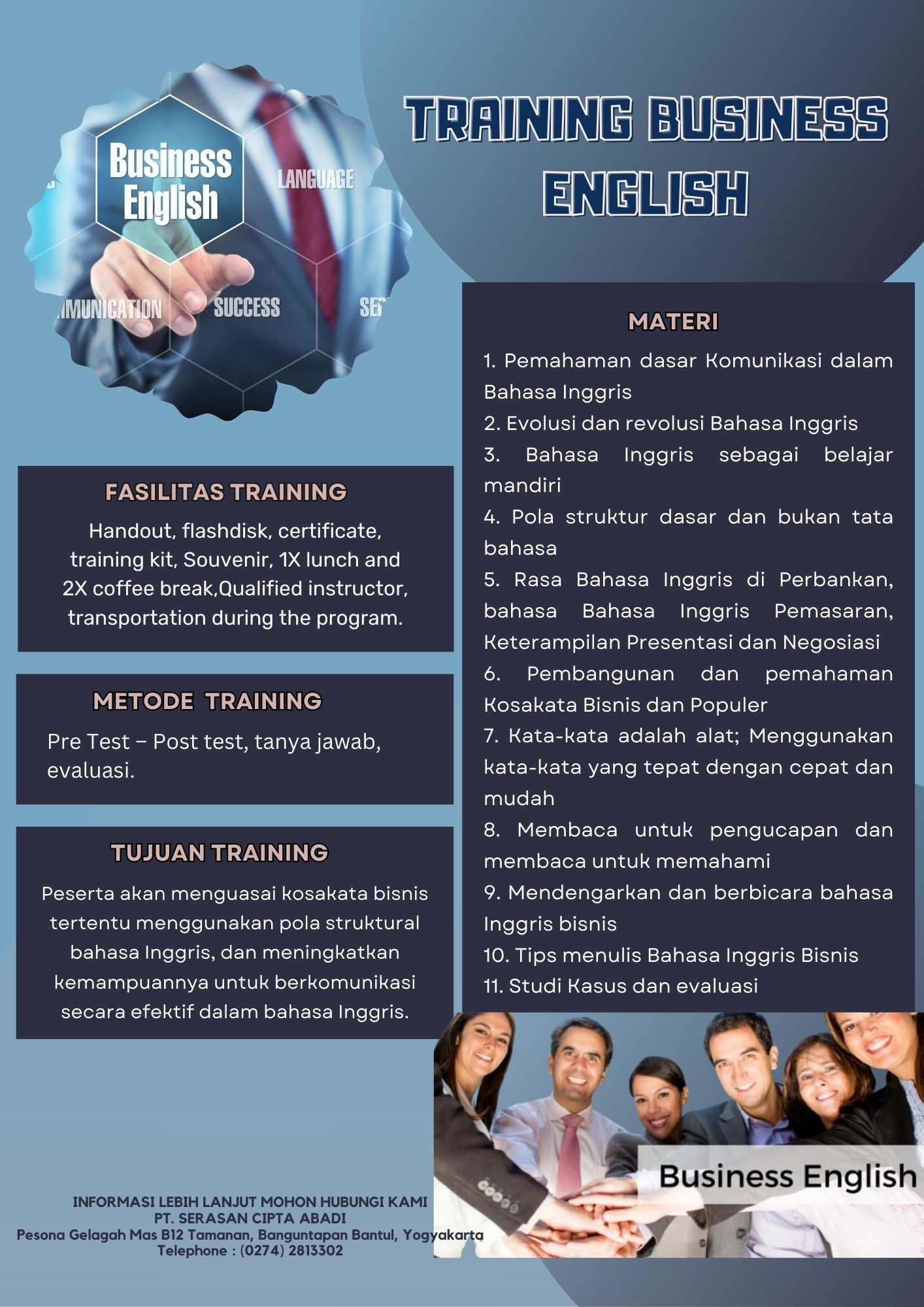 BUSINESS ENGLISH – Serasan Cipta Abadi